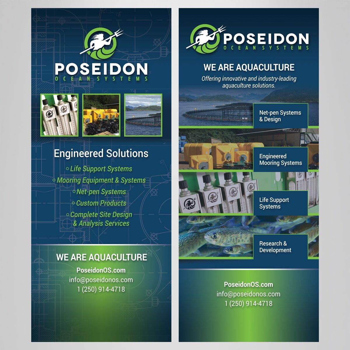 Poseidon Ocean Systems Banner Stands - Pentone Creative